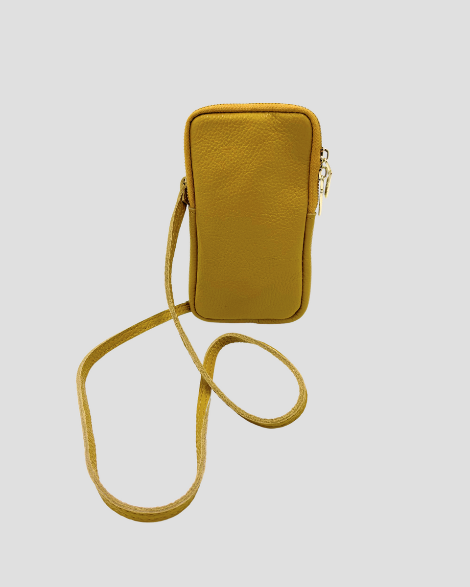 Terra phone pouch mustard
