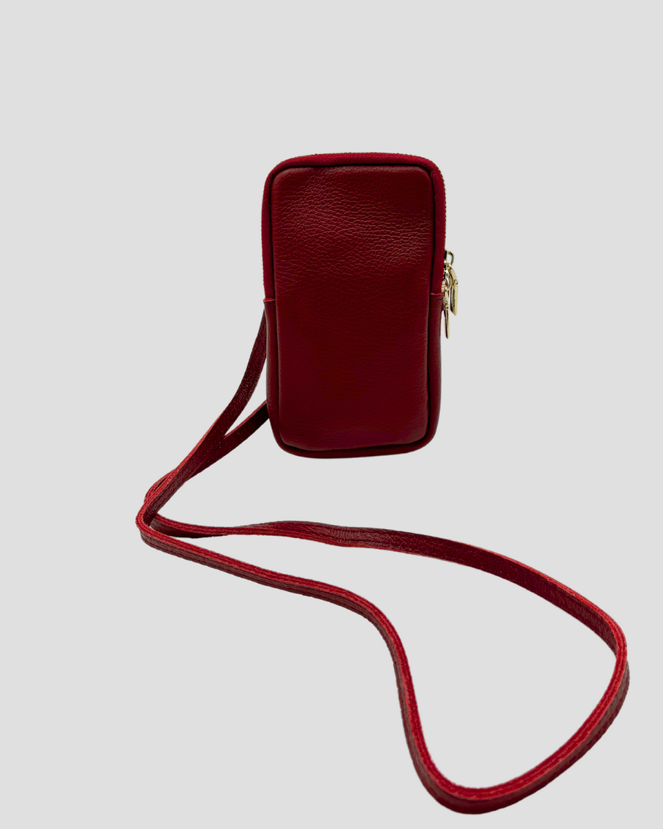 Terra phone pouch burgundy