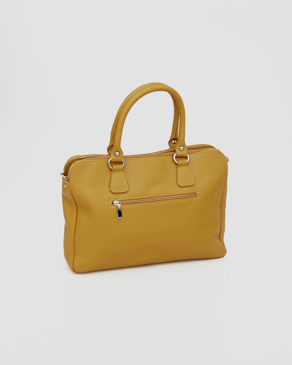 Mustard Yellow Computer Bag | Blue Lemon Paris
